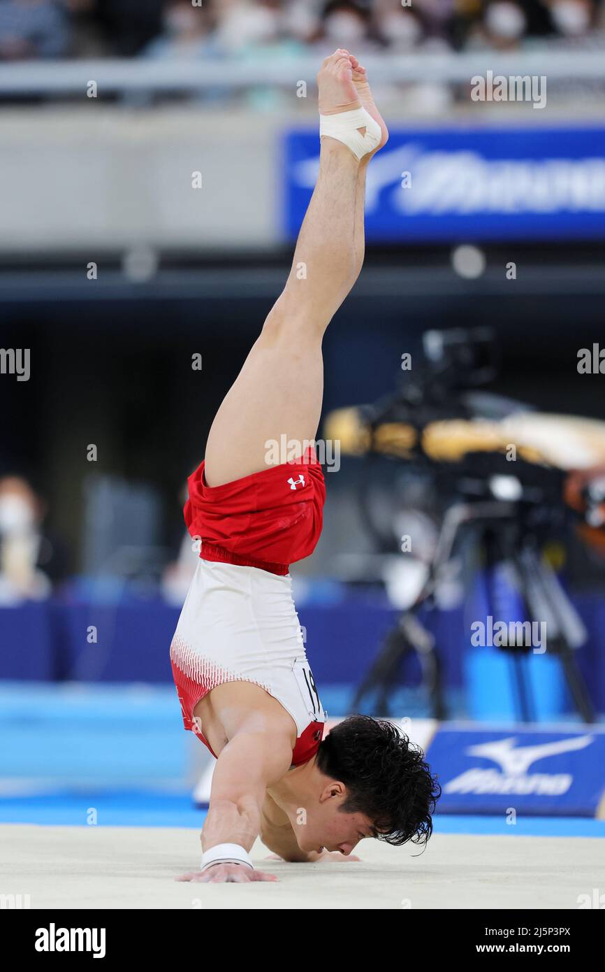 Tokyo, Japan. 24th Apr, 2022. Yuya Kamoto Artistic Gymnastics : The ...