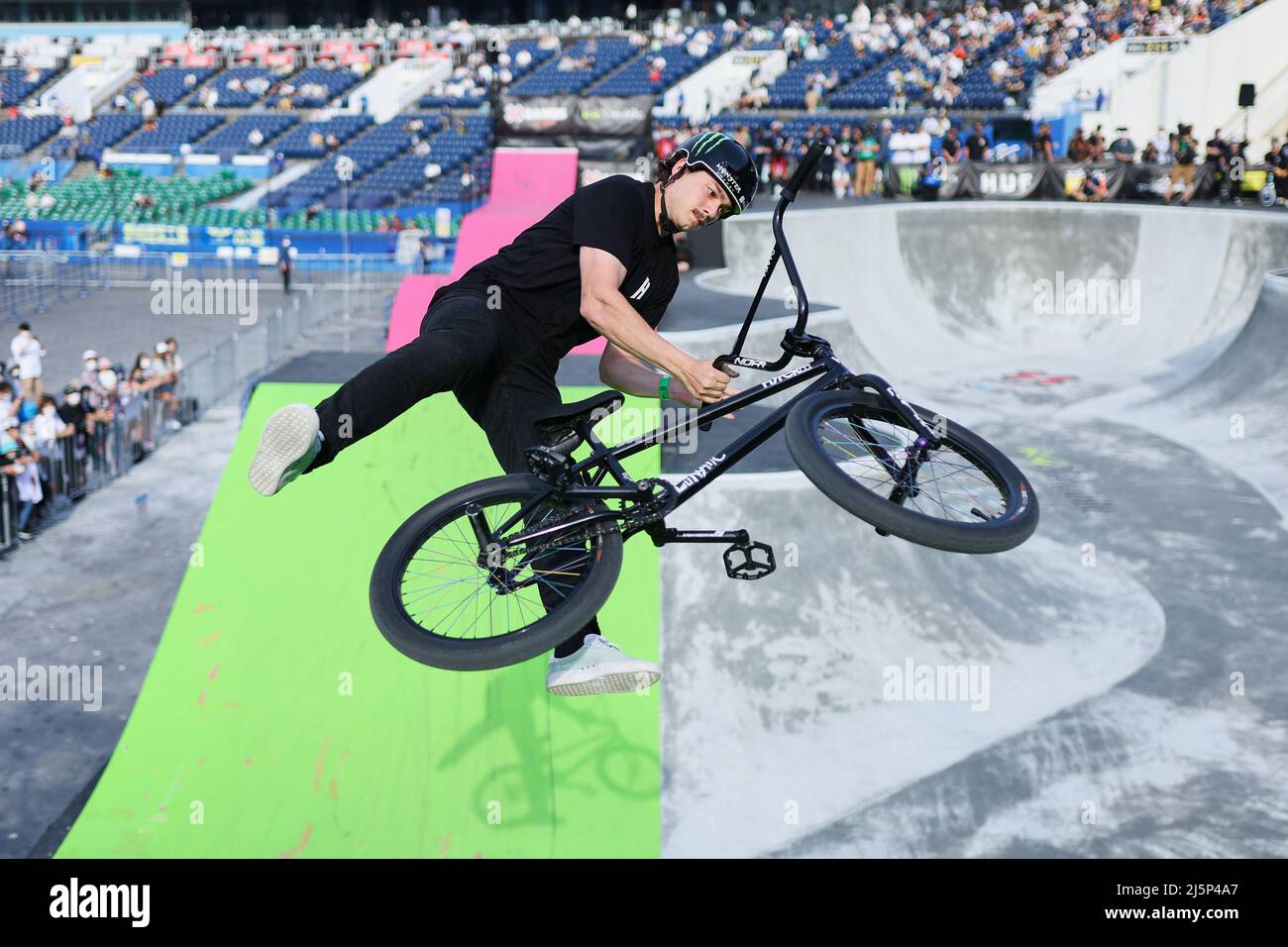 Justin Dowell (USA), APRIL 23, 2022 - Cycling : X Games Chiba 2022 BMX ...