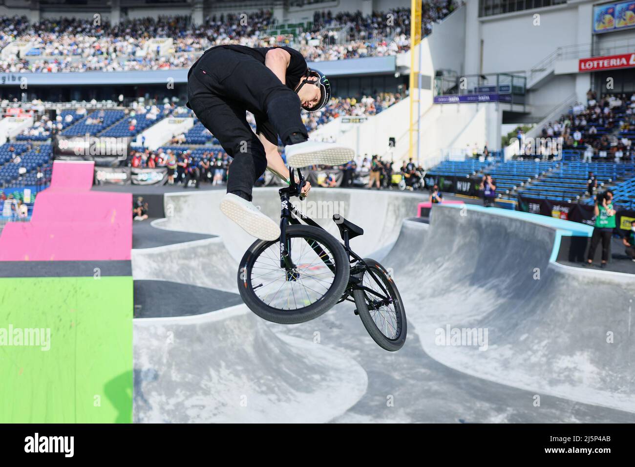 Justin Dowell (USA), APRIL 23, 2022 - Cycling : X Games Chiba 2022 BMX ...