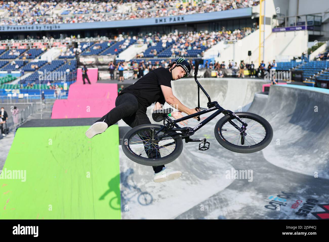 Justin Dowell (USA), APRIL 23, 2022 - Cycling : X Games Chiba 2022 BMX ...
