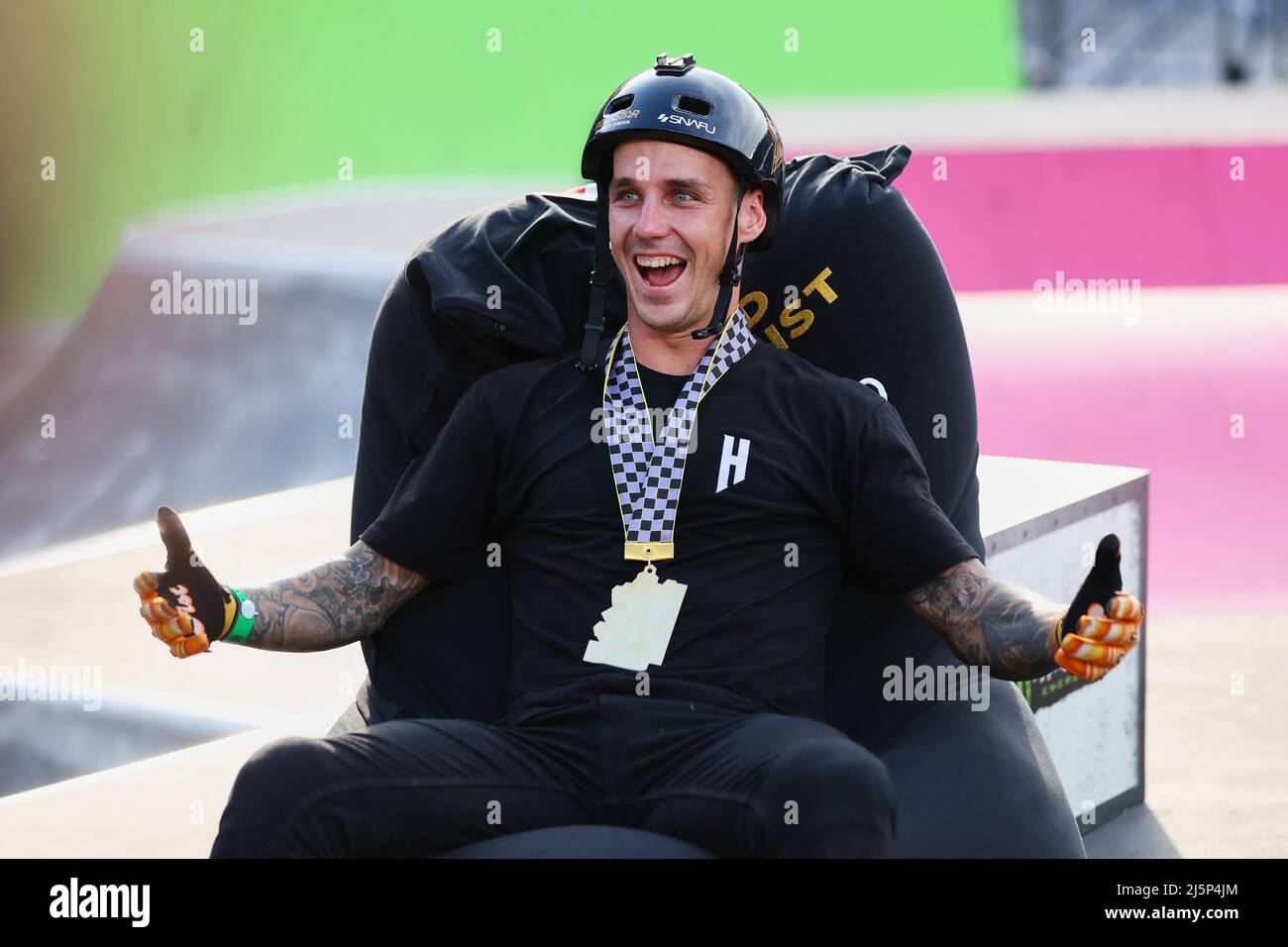 Logan Martin (AUS), APRIL 23, 2022 - Cycling : X Games Chiba 2022 BMX ...