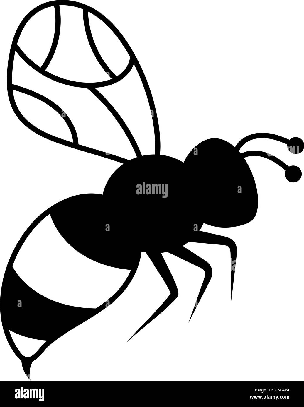 Bee outline hi-res stock photography and images - Alamy