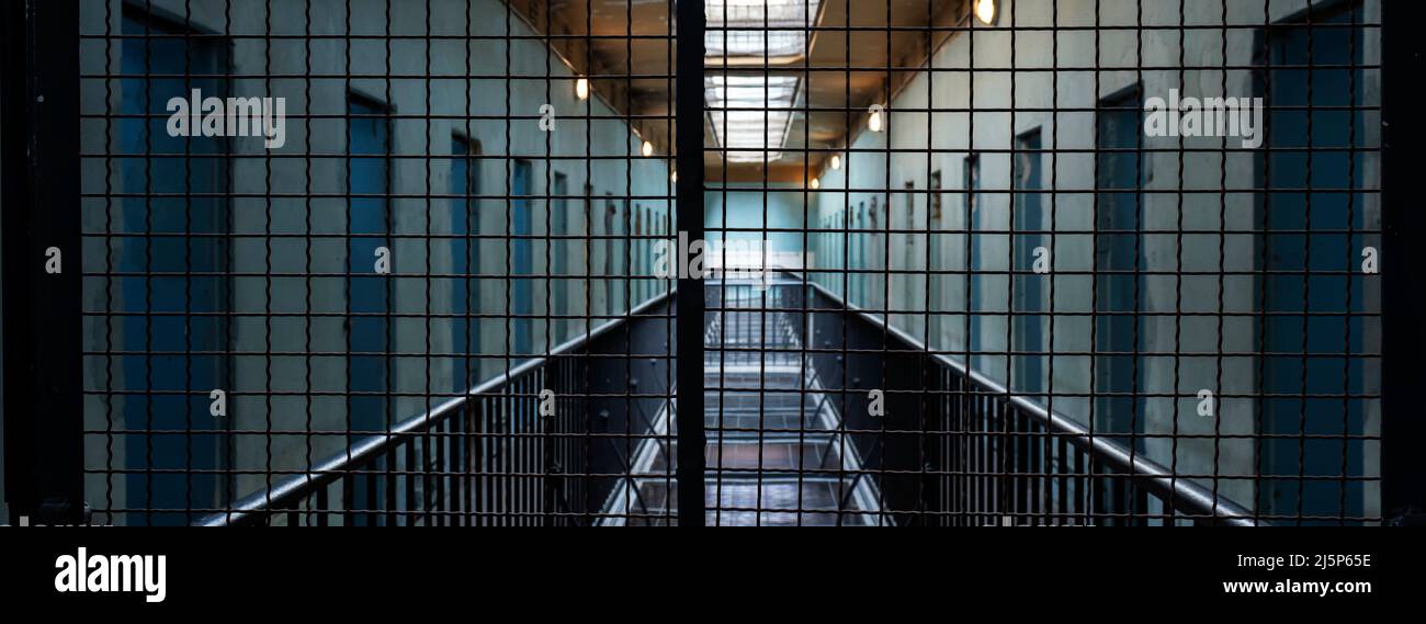 Inside Montluc prison, Lyon, France Stock Photo - Alamy