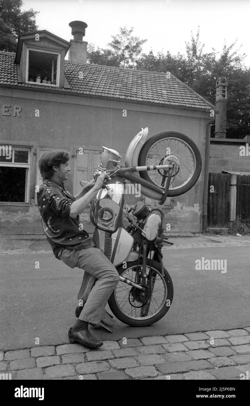 Members of the Red Devils, a youth gang in Nuremberg. The youngsters ...