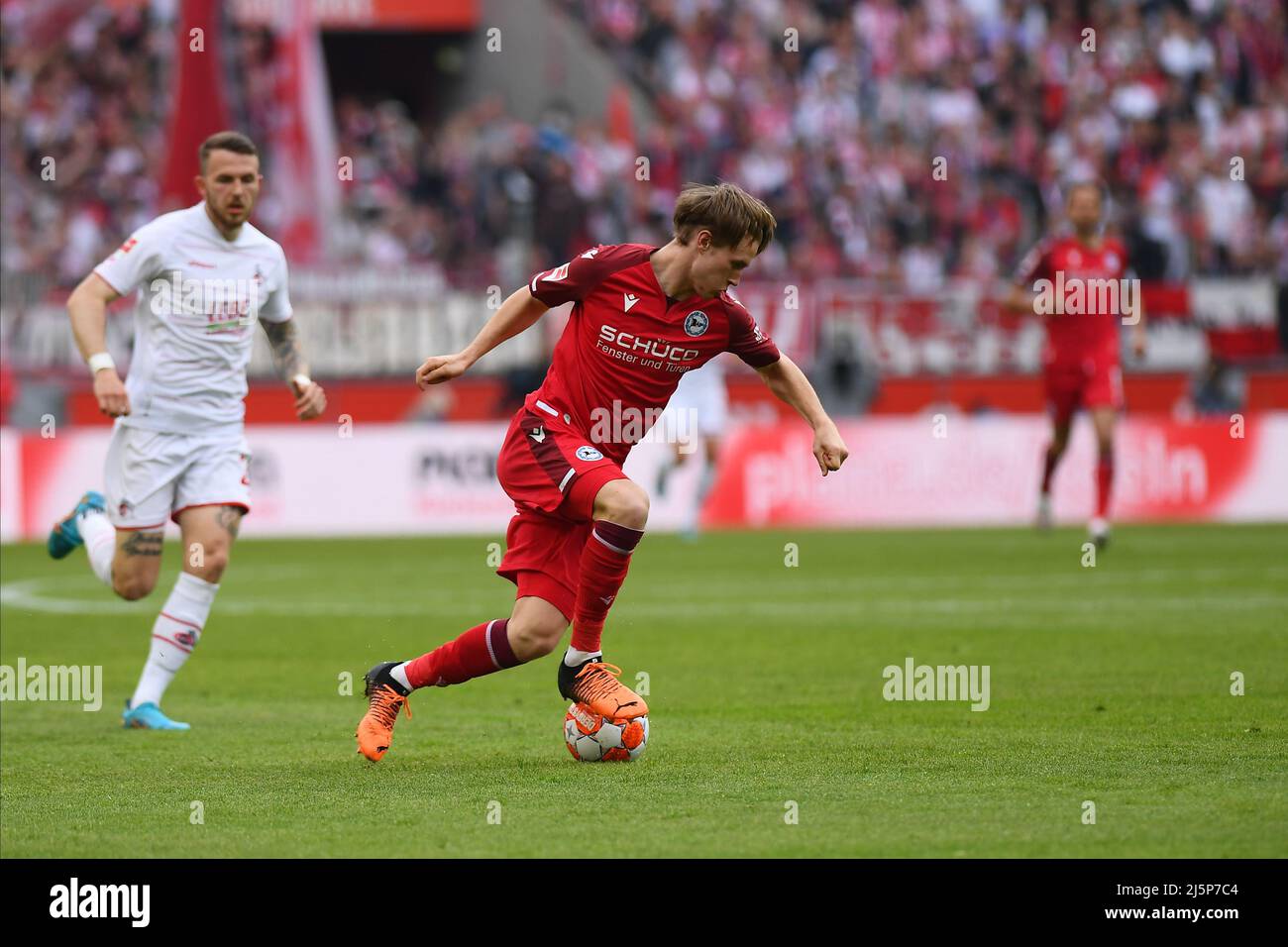KOELN, GERMANY - APRIL 23 2022: Football match Bundesliga Köln ...