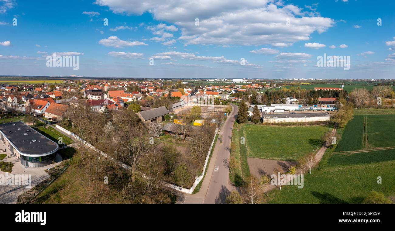 Ebendorf Landkreis Börde Luftbild Stock Photo - Alamy