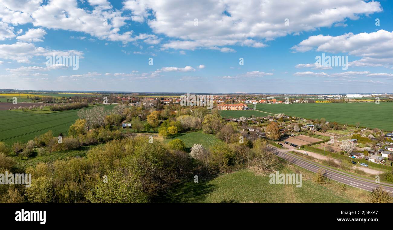 Ebendorf Landkreis Börde Luftbild Stock Photo - Alamy