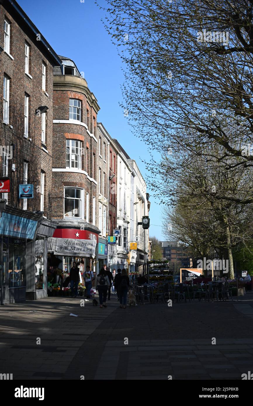 Parliament Street, York Stock Photo - Alamy