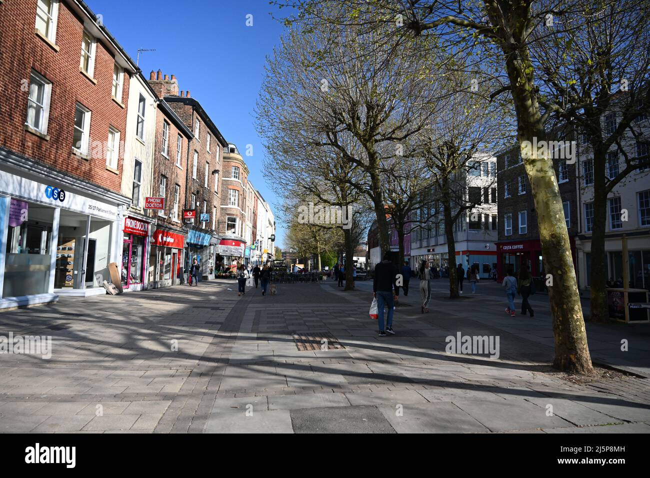 Parliament Street, York Stock Photo - Alamy