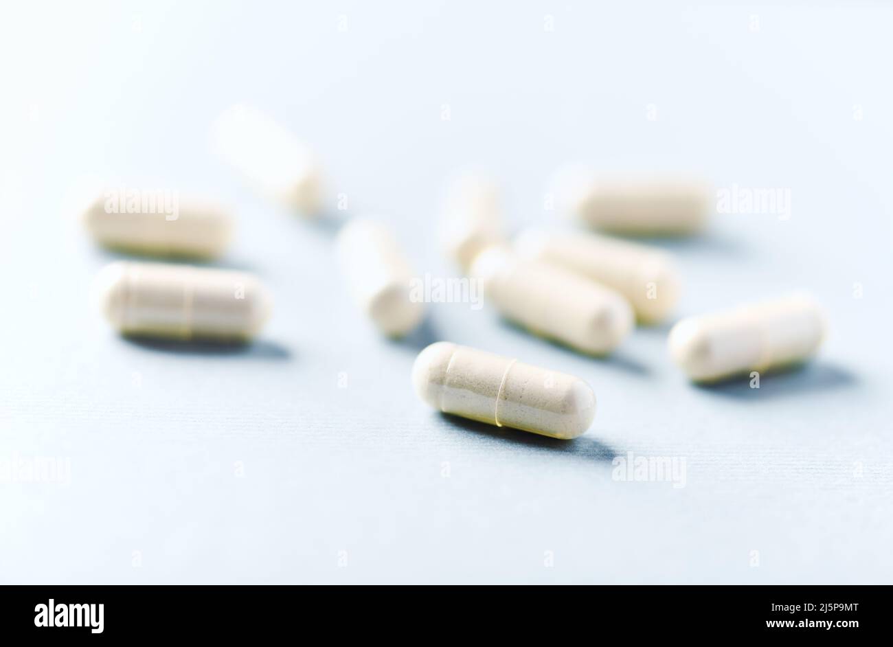 Selenium capsules. Concept for a healthy dietary supplementation ...