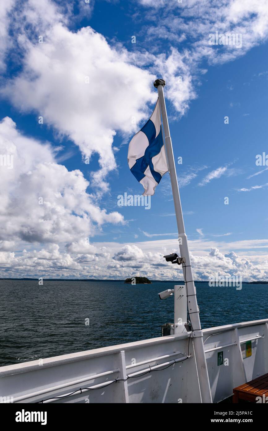 Waving finland flag hi-res stock photography and images - Alamy