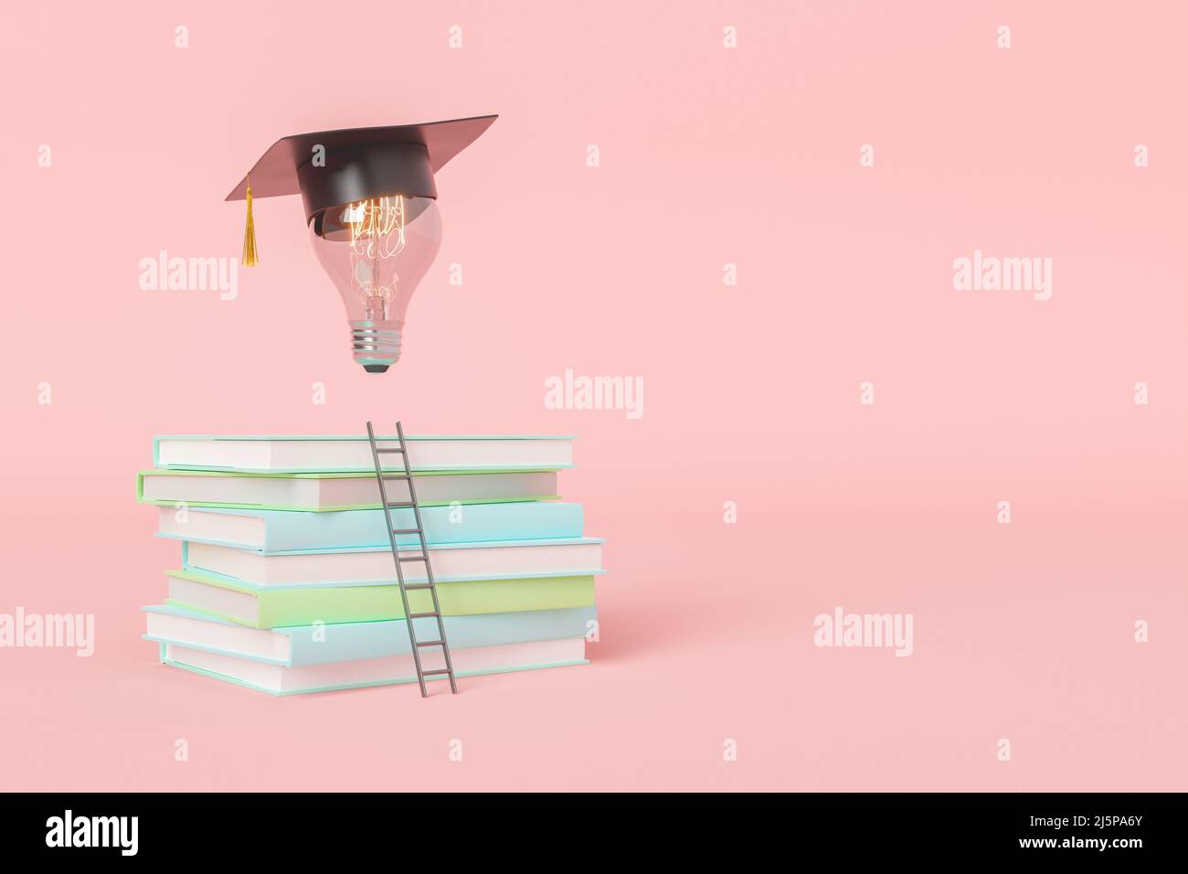 Graduate cap education books hi-res stock photography and images - Alamy