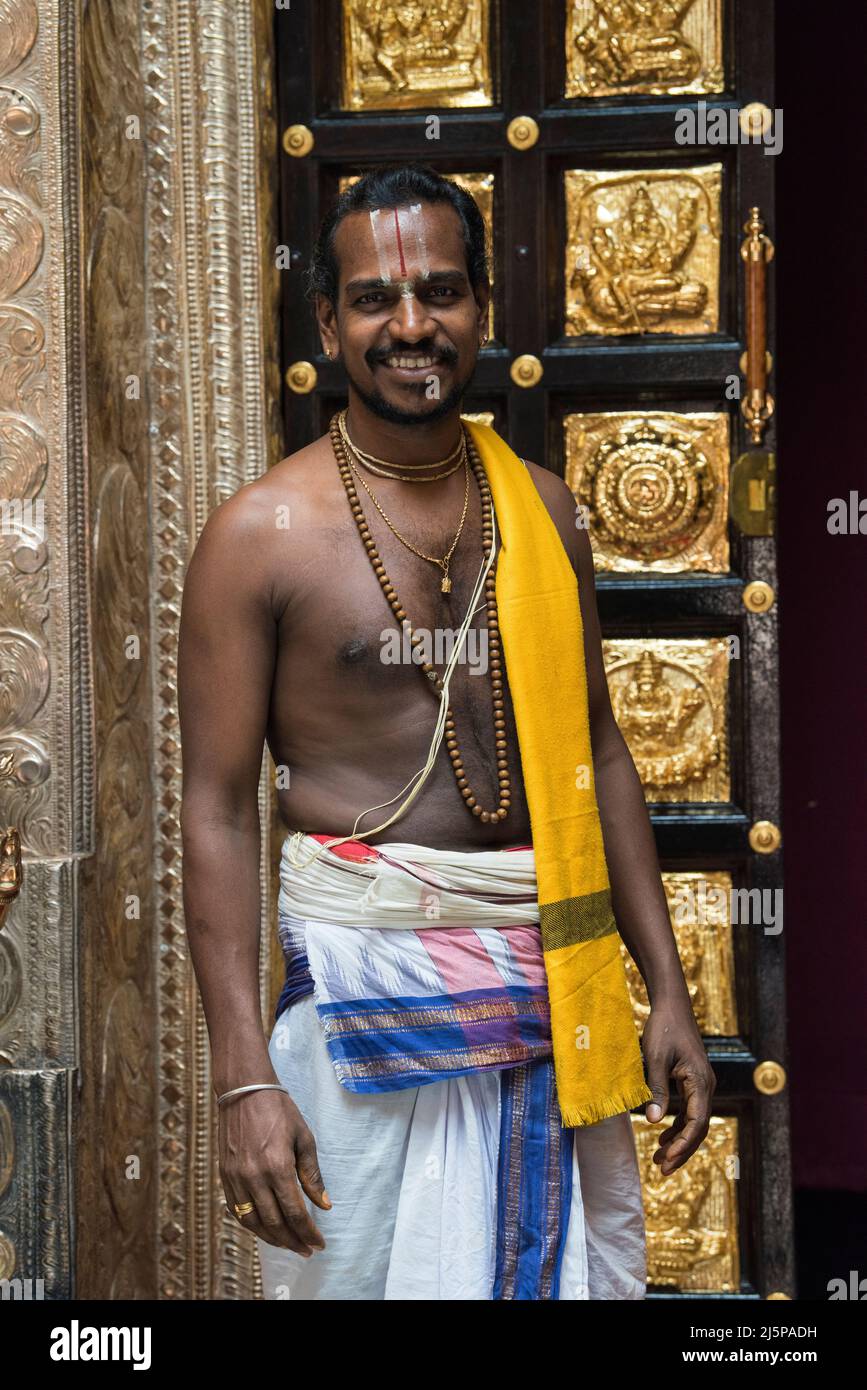 Singapore-September 08,2019: Sri Krishnan Temple is a Hindu temple in ...