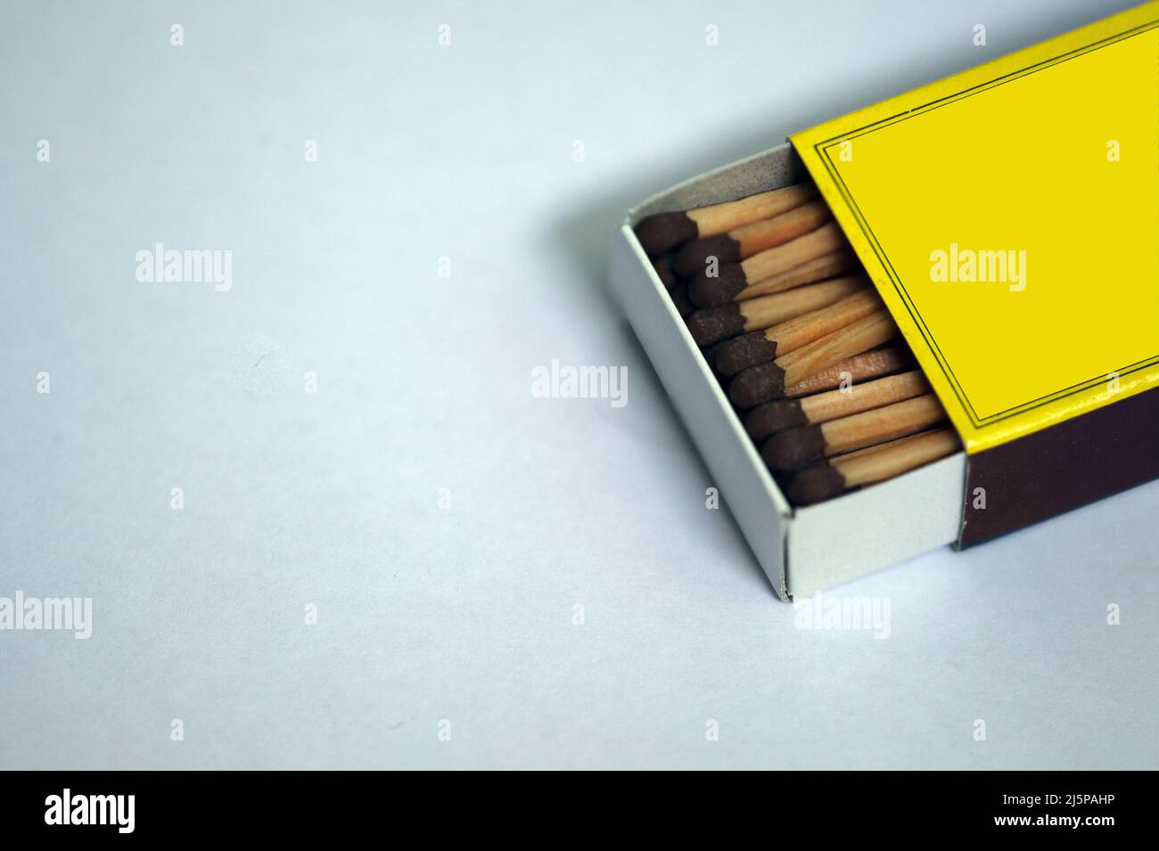 Matches box isolated on white background Stock Photo - Alamy
