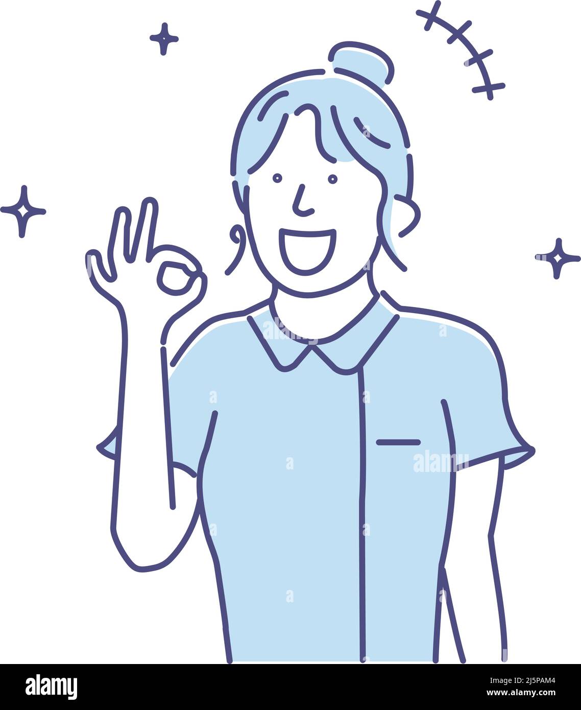 Adult healthcare worker Stock Vector Images - Alamy