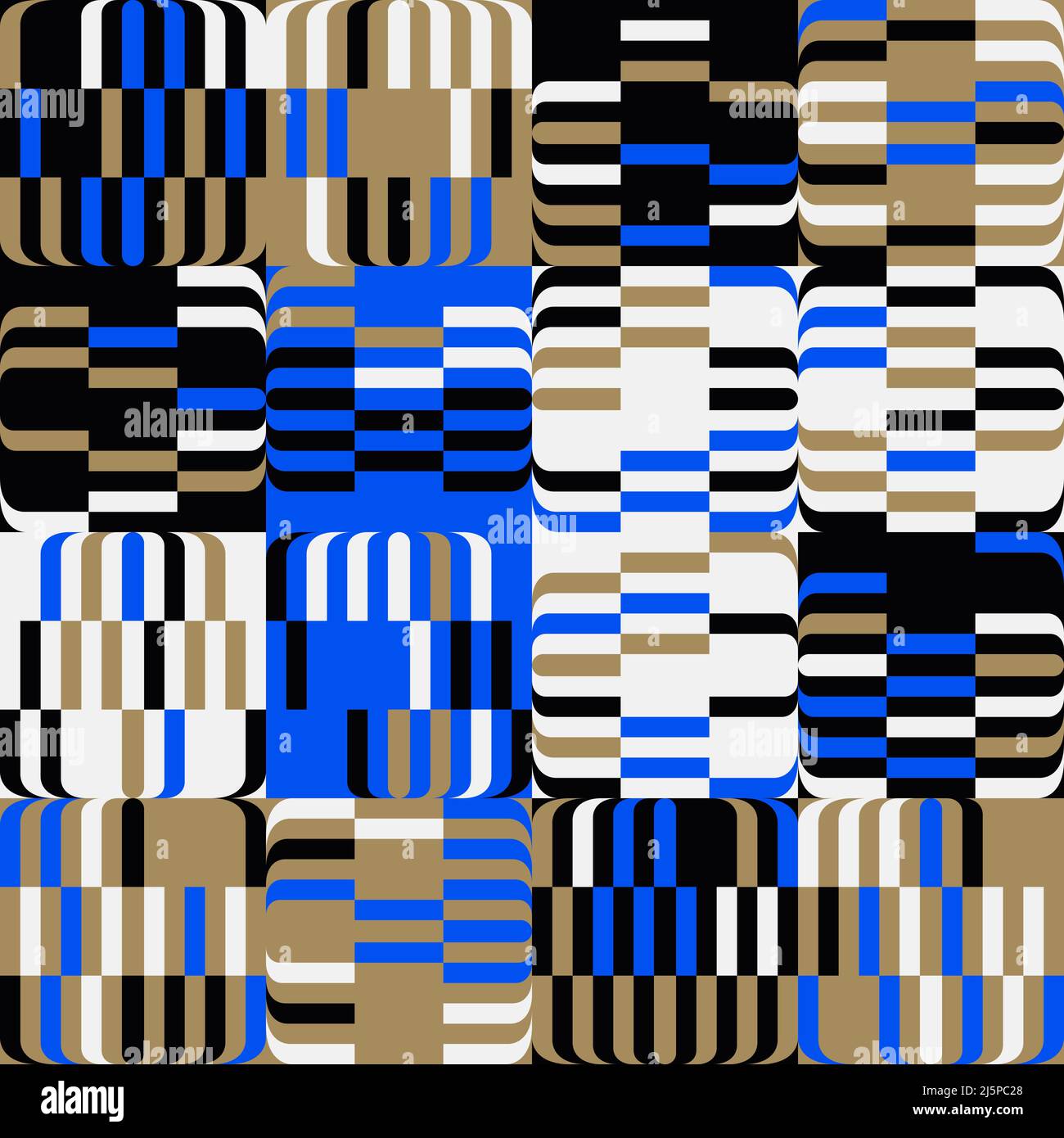 Seamless abstract vector pattern artwork made with repetitive geometry ...