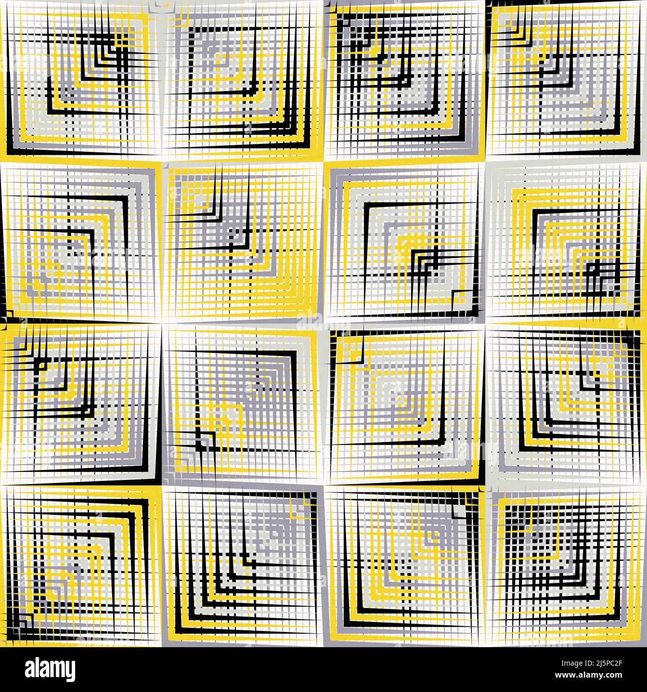 Abstract pattern graphics design inspired by modernism aesthetics arts ...
