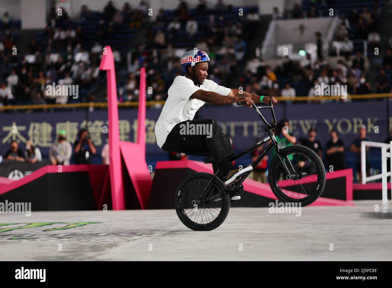 Courage Adams (ESP), APRIL 23, 2022 - Cycling : X Games Chiba 2022 BMX ...
