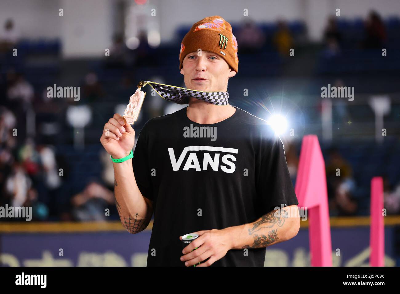 Lewis Mills (AUS), APRIL 23, 2022 - Cycling : X Games Chiba 2022 BMX ...