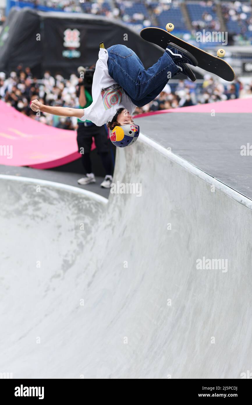 ZOZO Marine Stadium, Chiba, Japan. 24th Apr, 2022. Gavin Bottger (USA ...