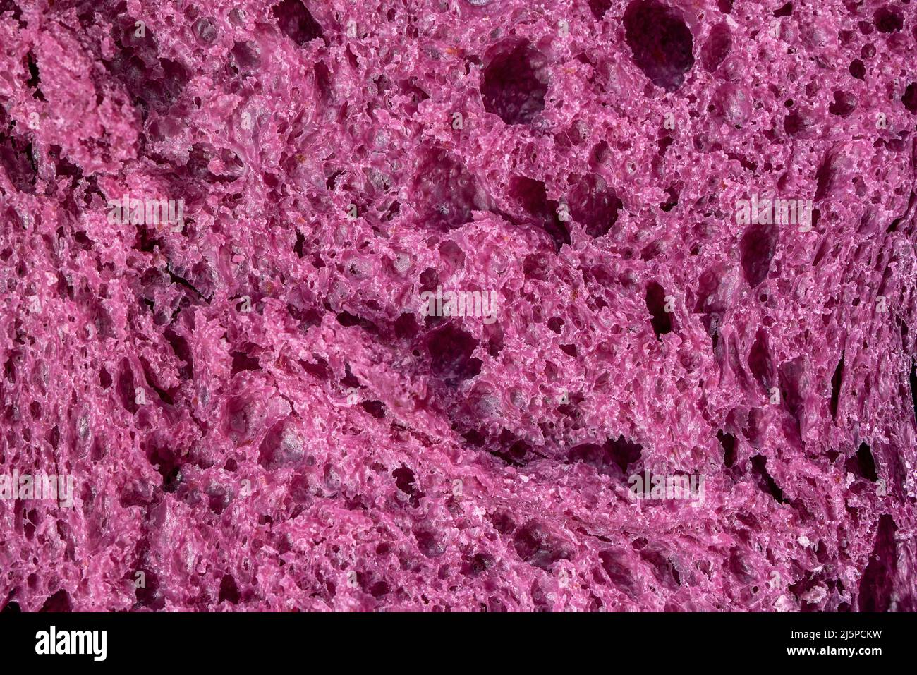 Red carrot bread slice texture, close up, macro photography Stock Photo ...