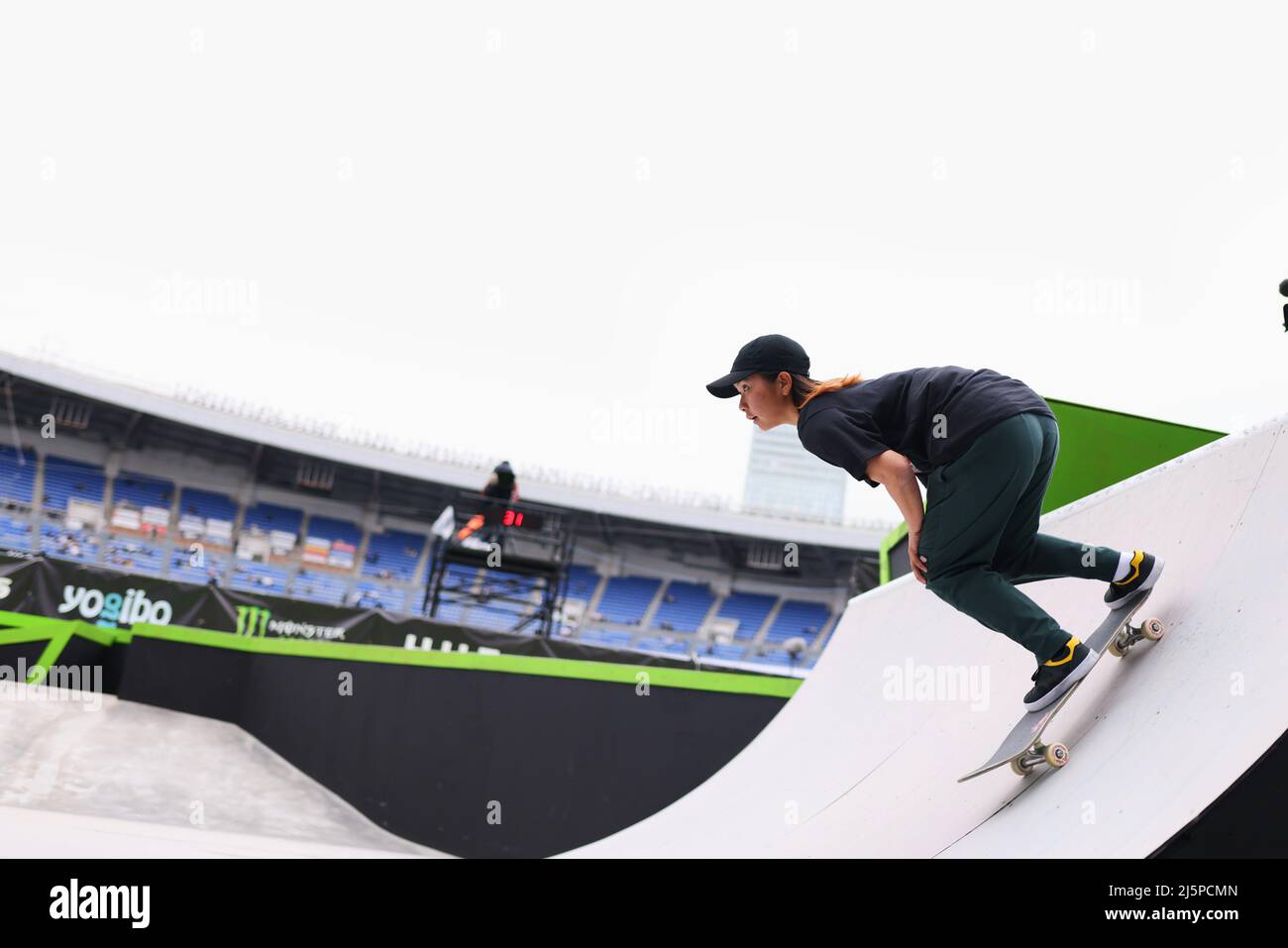 ZOZO Marine Stadium, Chiba, Japan. 24th Apr, 2022. Yumeka Oda (JPN ...