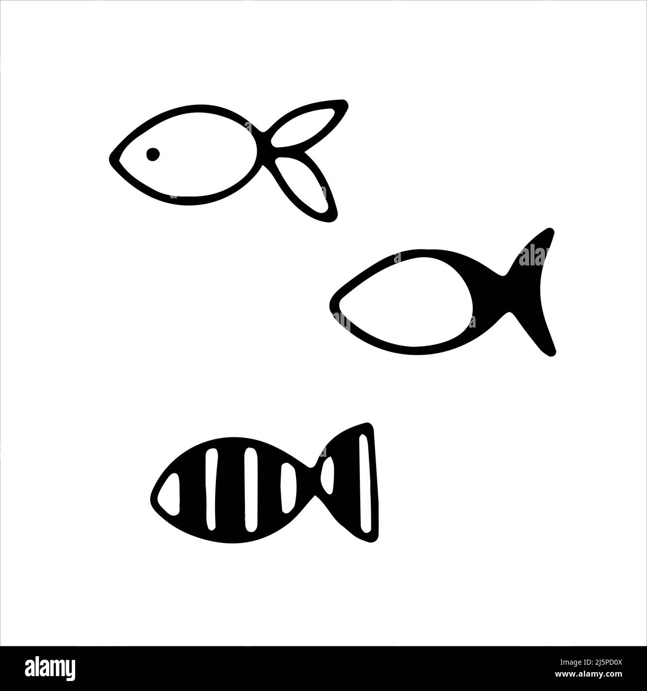 Black small fish Black and White Stock Photos & Images - Alamy