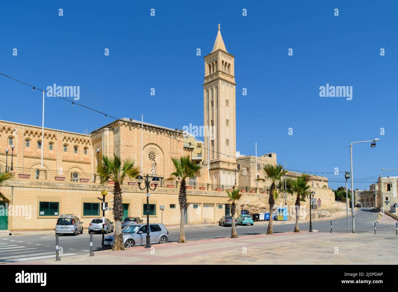 Marsaskala, Malta - August 29th 2018: St Anne's Parish Church which is ...