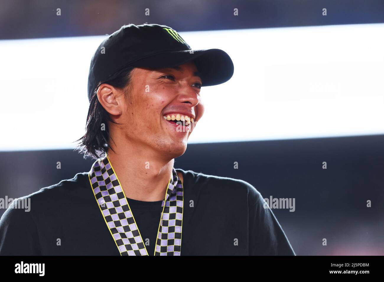 Moto Shibata (JPN), APRIL 22, 2022 - Skateboarding : X Games Chiba 2022 ...