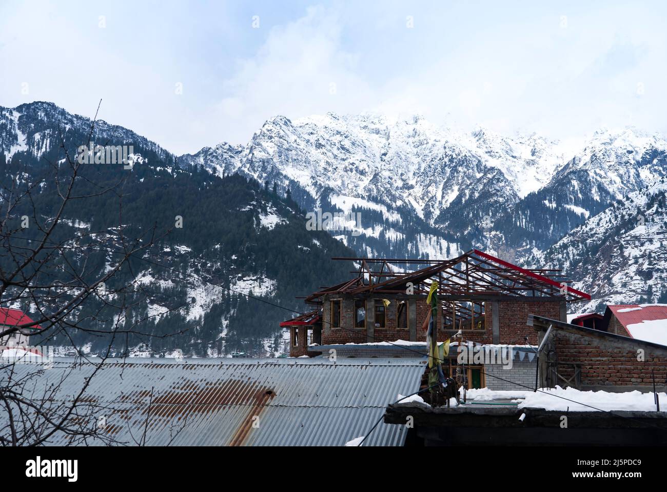Rohtang Pass is located in Himachal Pradesh, and this road is a gateway ...