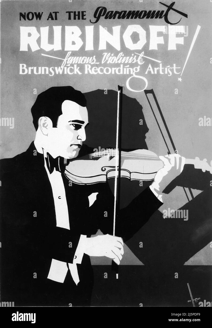 Hand Painted Display for the Paramount Theatre in Manhattan New York ...