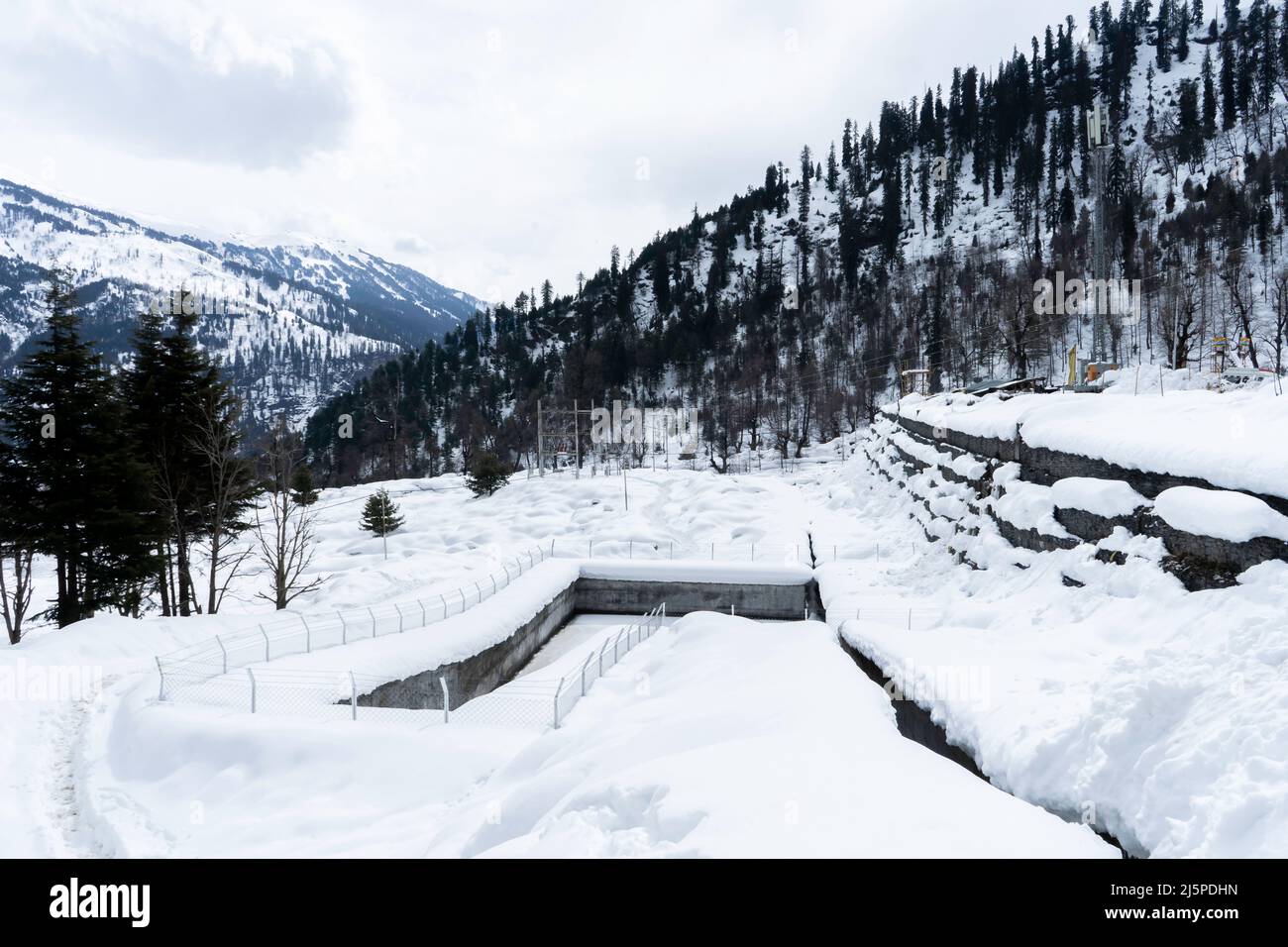Rohtang Pass is located in Himachal Pradesh, and this road is a gateway ...