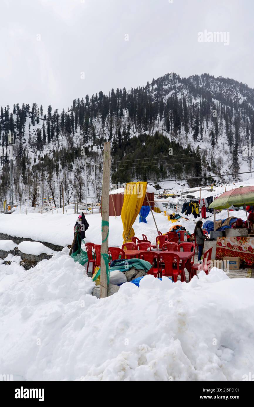 solang valley adventure manali himachal pradesh, india Stock Photo - Alamy