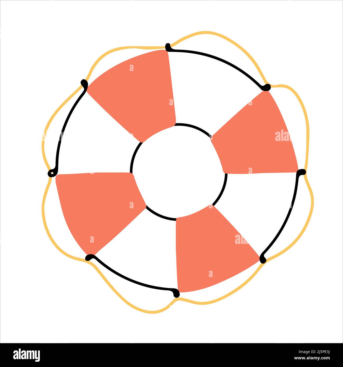 Hand drawn rope Stock Vector Images - Alamy