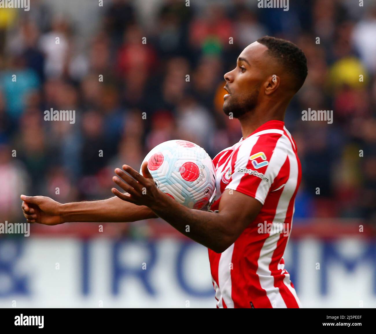 London, England - APRIL 23: Rico Henry of Brentford during Premier ...