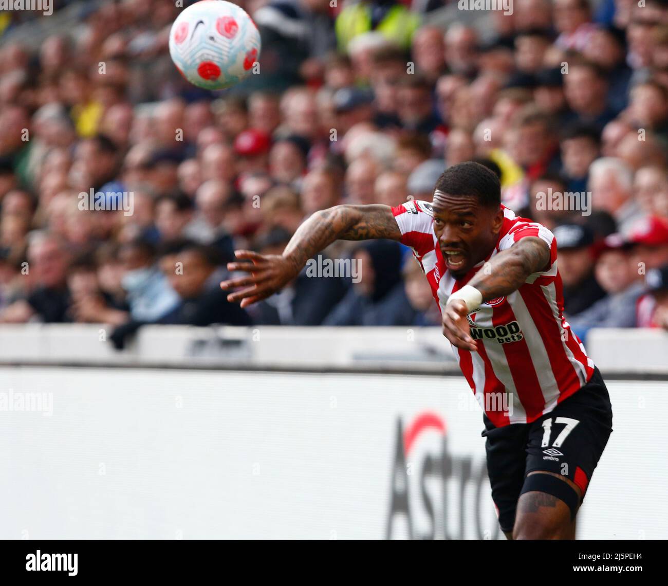London, England - APRIL 23: Ivan Toney of Brentford during Premier ...