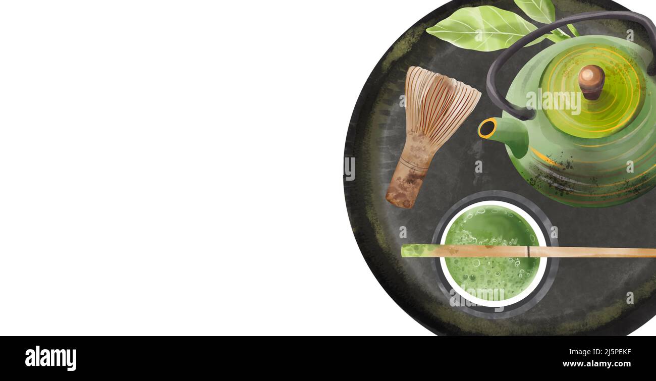 Japanese tea ceremony drawing hi-res stock photography and images - Alamy