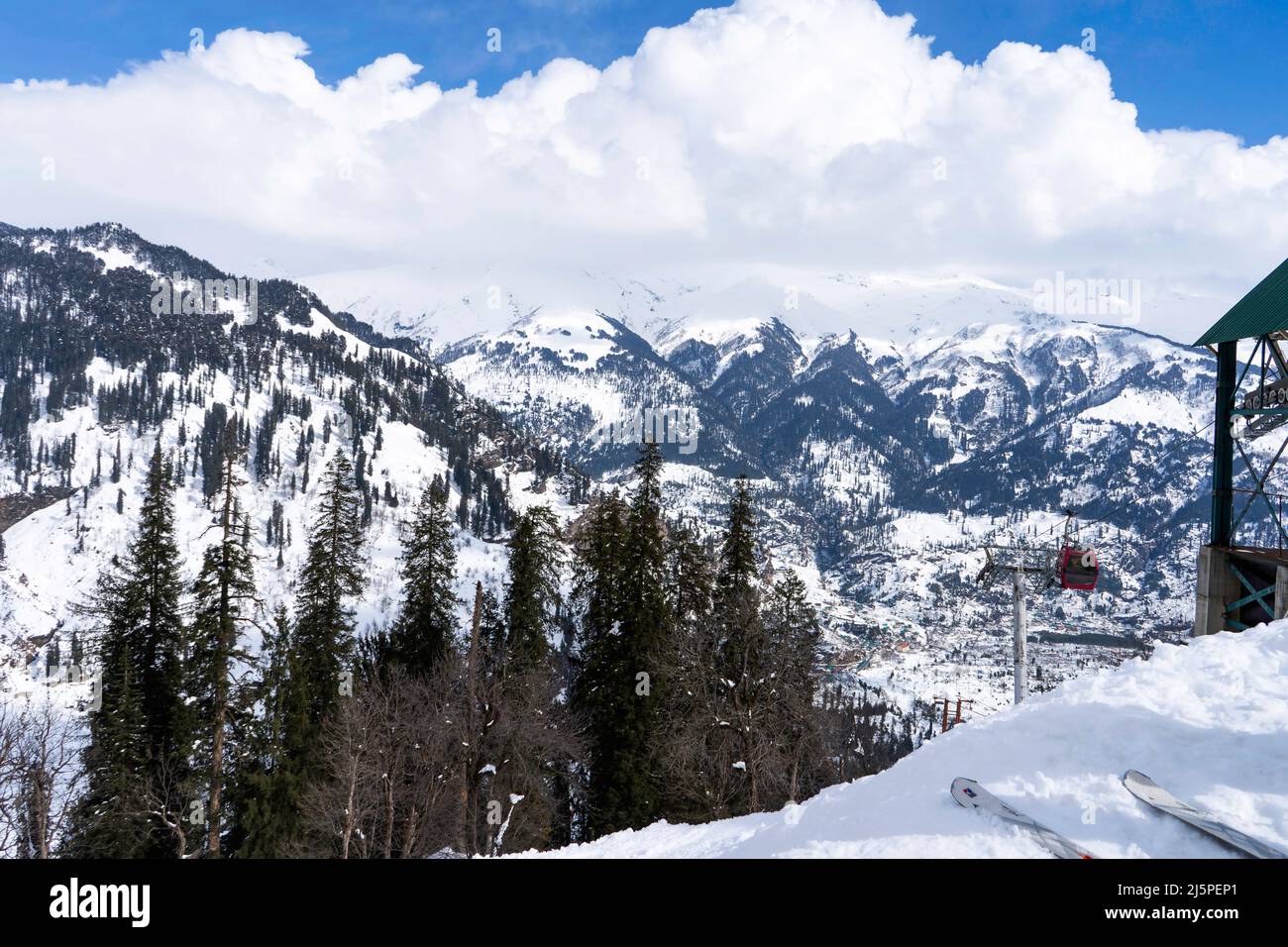 solang valley adventure manali himachal pradesh Stock Photo - Alamy