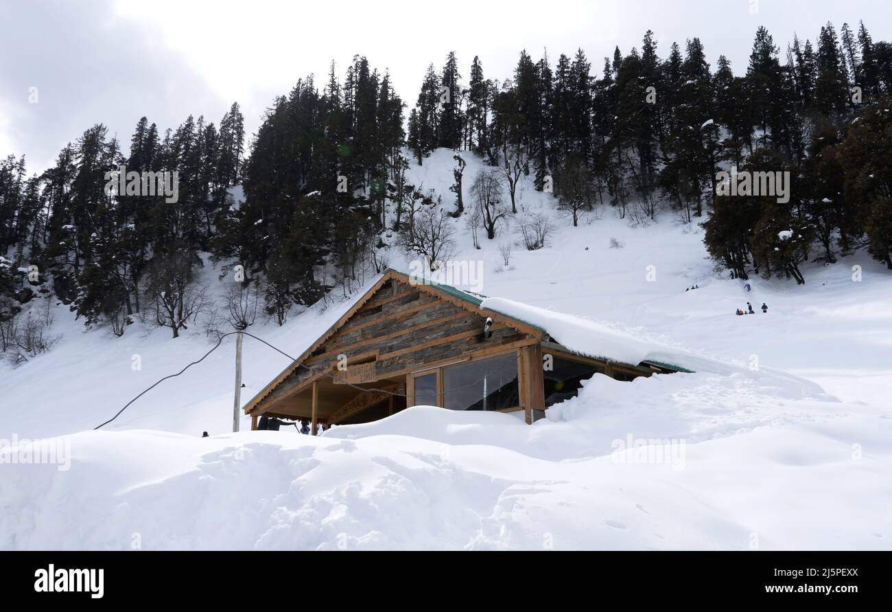 solang valley adventure manali himachal pradesh Stock Photo - Alamy