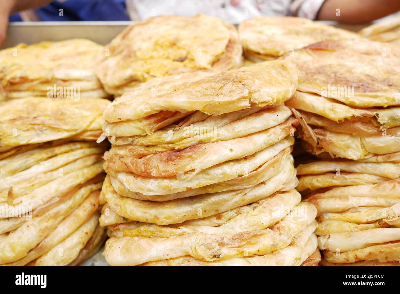 stack of roti chapati display for sale Stock Photo - Alamy