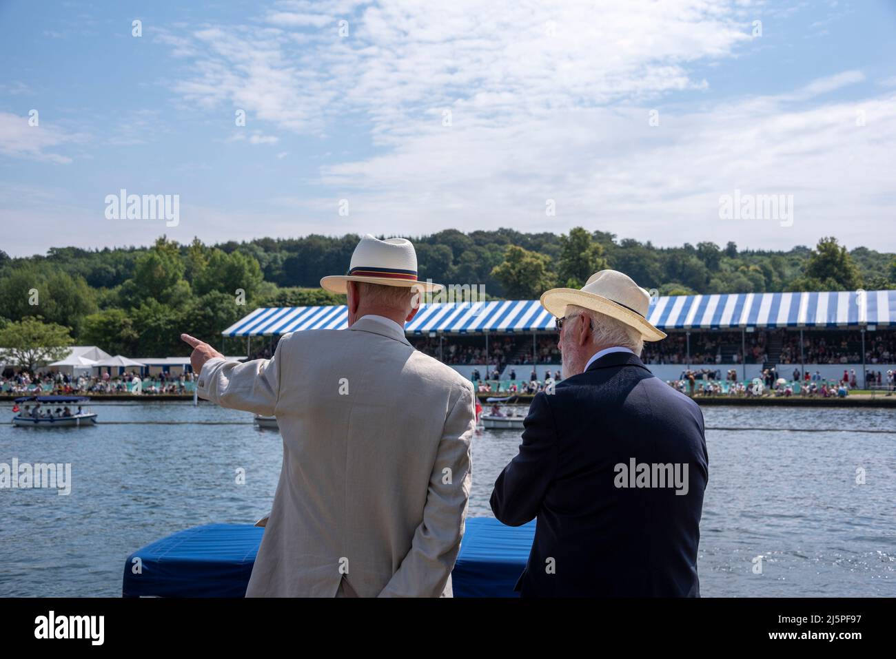Are these two gents on the thames at henley hi-res stock photography ...