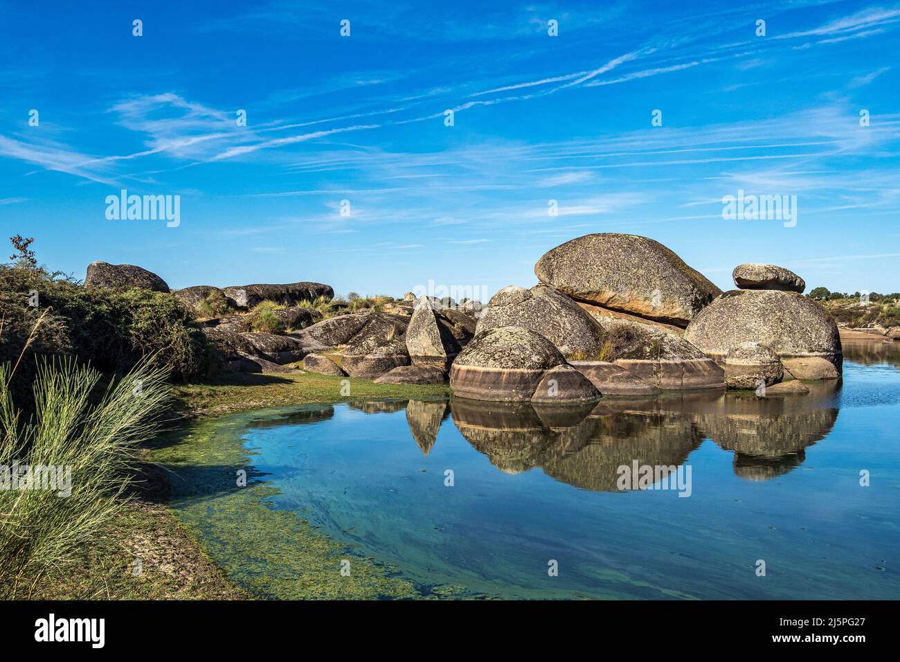Los Barruecos Natural Monument, Malpartida de Caceres, Extremadura in ...