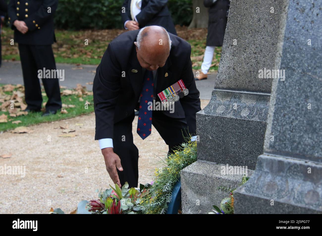 Sydney, Australia, 25th April 2022. Aboriginal Australians take part in ...