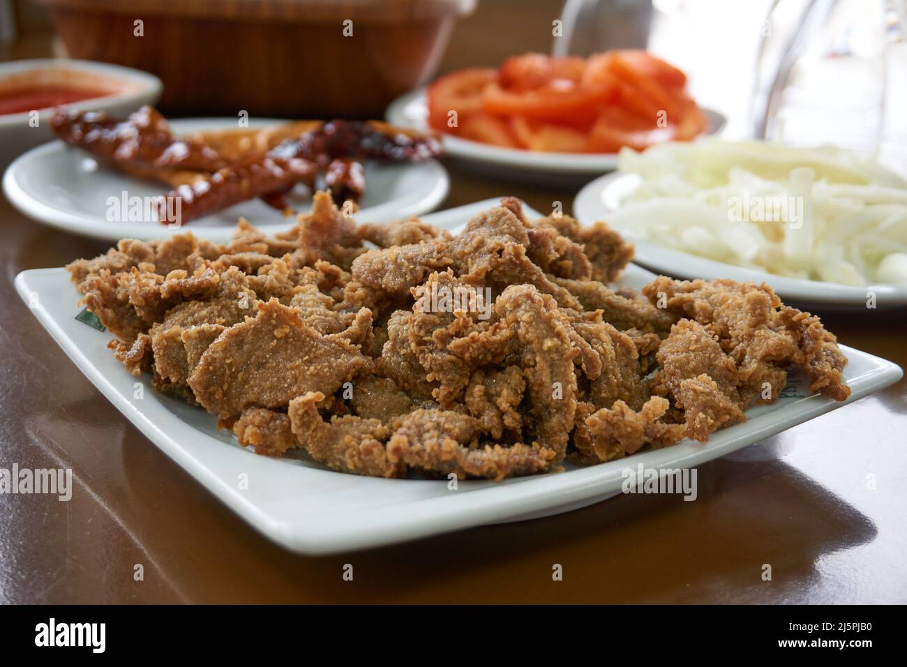 Traditional Turkish Liver kebab, Edirne ciger Stock Photo - Alamy