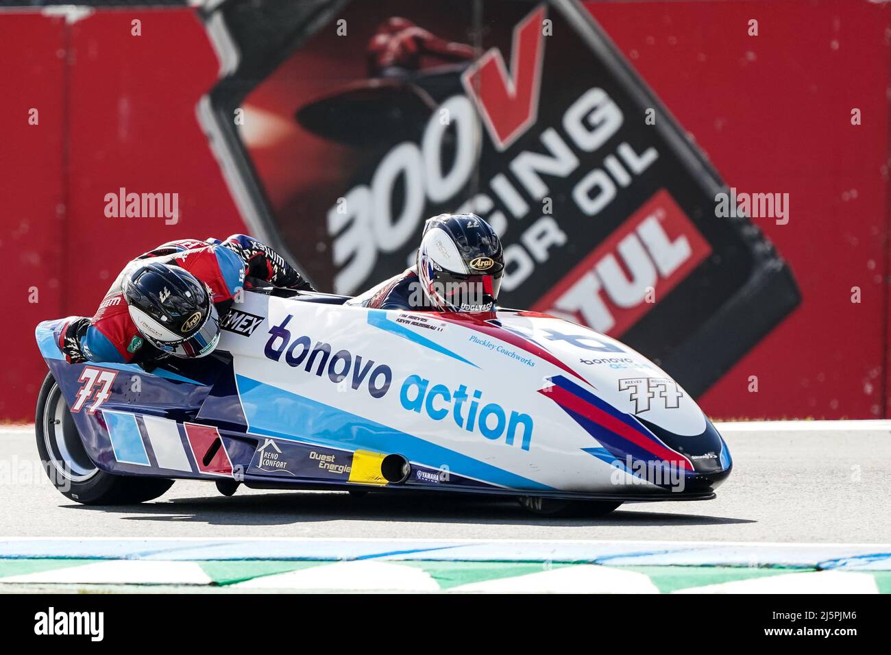 ASSEN, NETHERLANDS - APRIL 24: Tim Reeves of Great Britain and Kevin ...