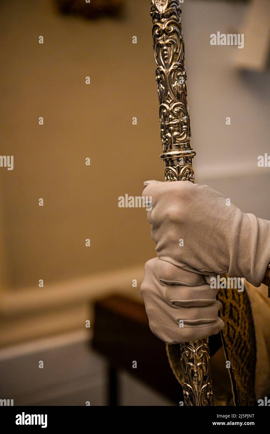 Penitent in a procession in Holy Week Stock Photo - Alamy