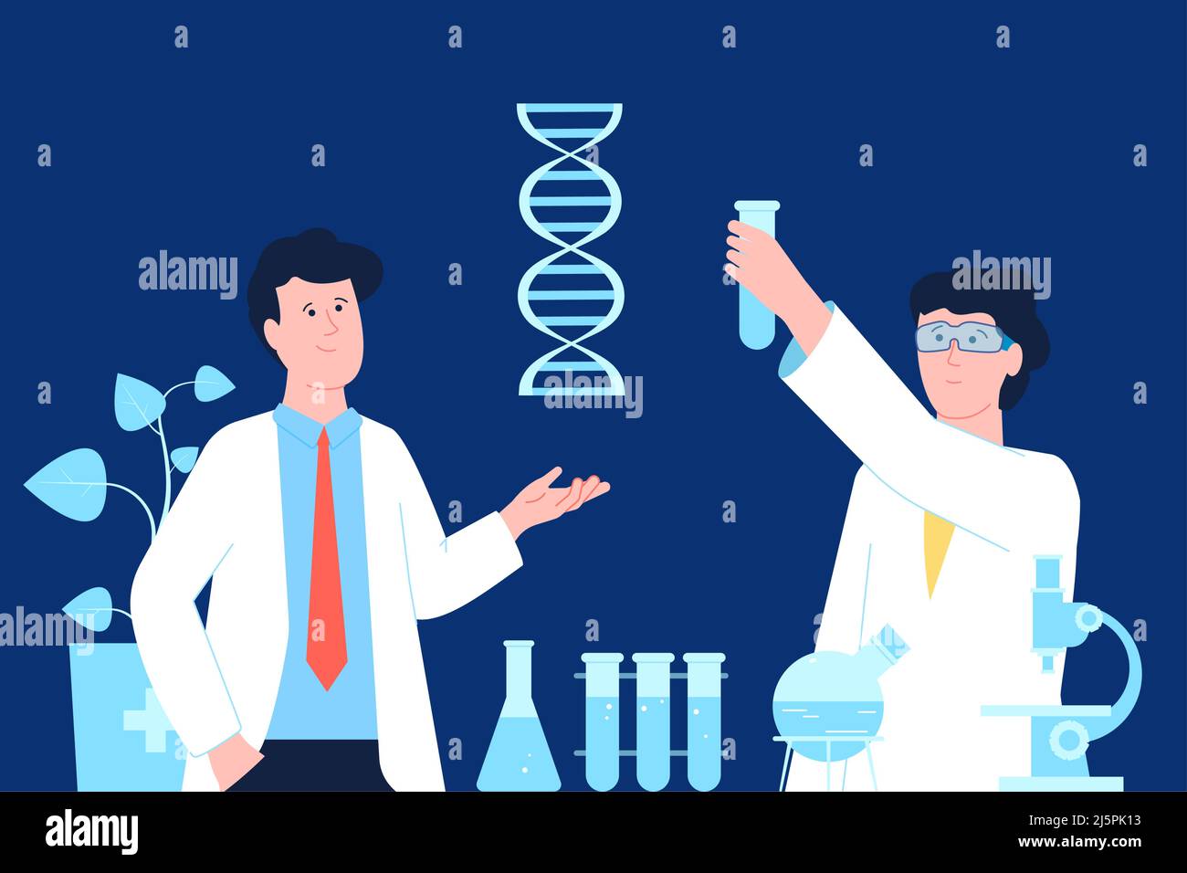 Engineering students in lab Stock Vector Images - Alamy