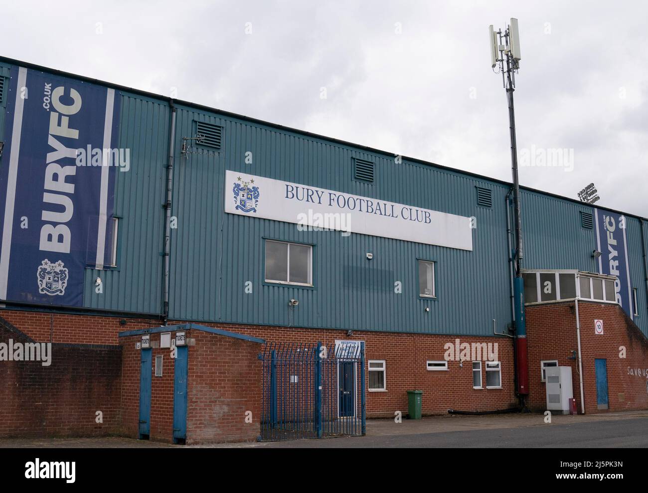 General view Bury FC after their ground in Gigg Lane, Bury, Greater ...