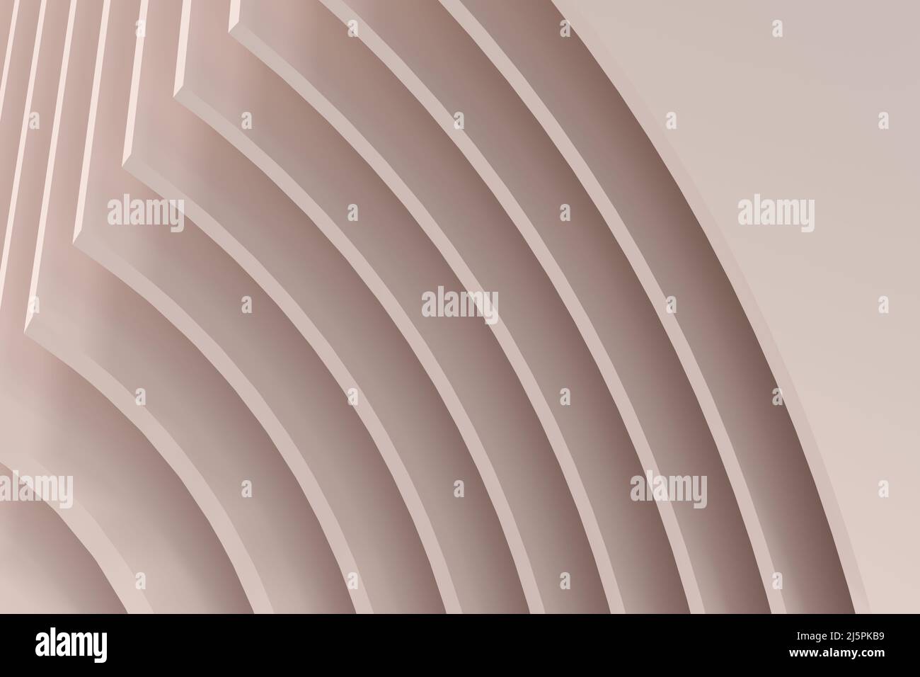 Abstract futuristic beige background, minimalist 3d render Stock Photo ...