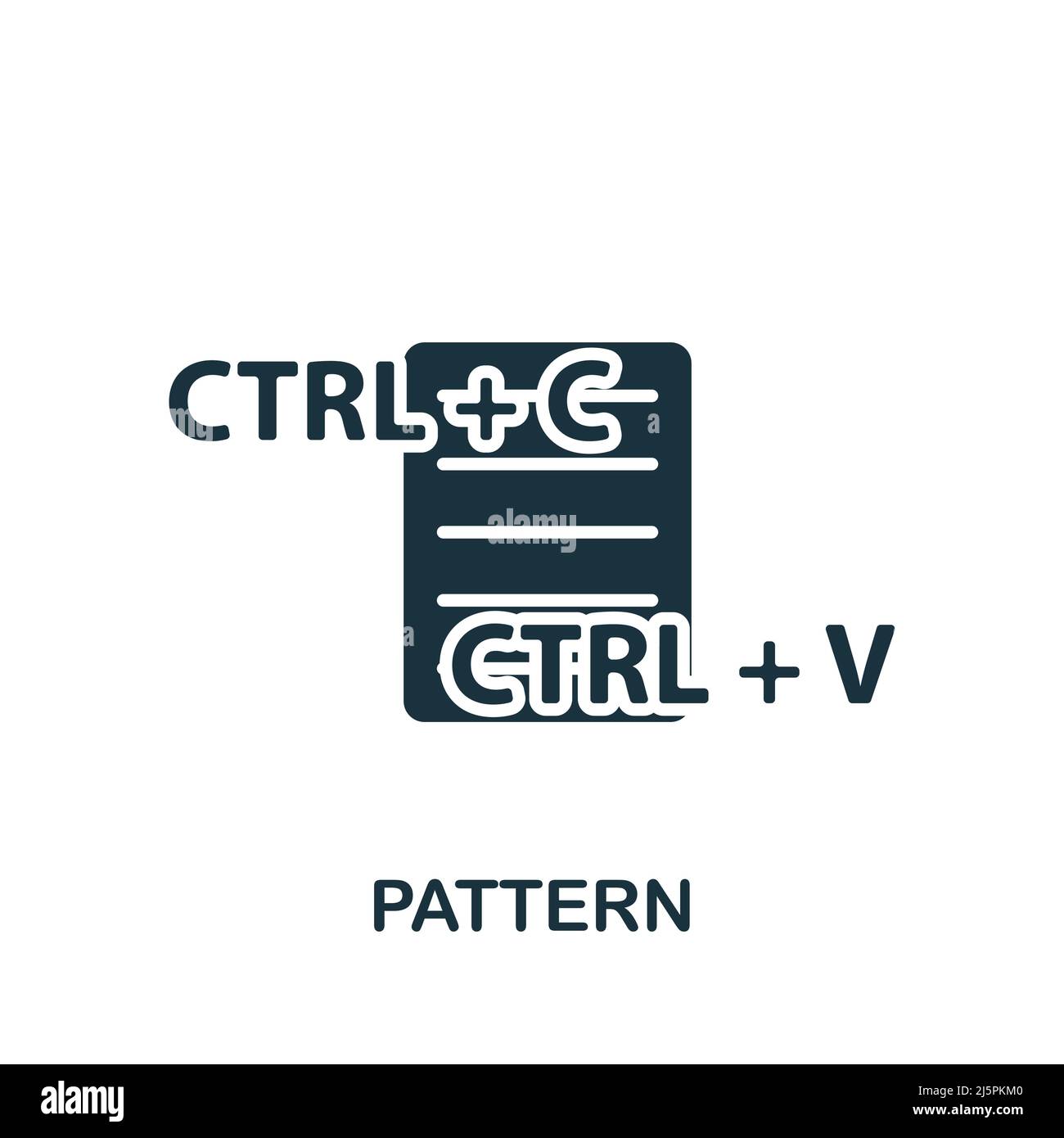 Pattern Icon Monochrome Simple Artificial Intelligence Icon For Templates Web Design And